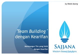 Team Building Sajjana 2015 | PPTX