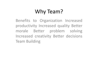 Team building slide | PPTX