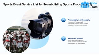 Teambuilding Sports Proposal PowerPoint Presentation Slides | PDF