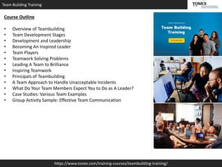Most Effective Team Building Training - Tonex Training | PPTX