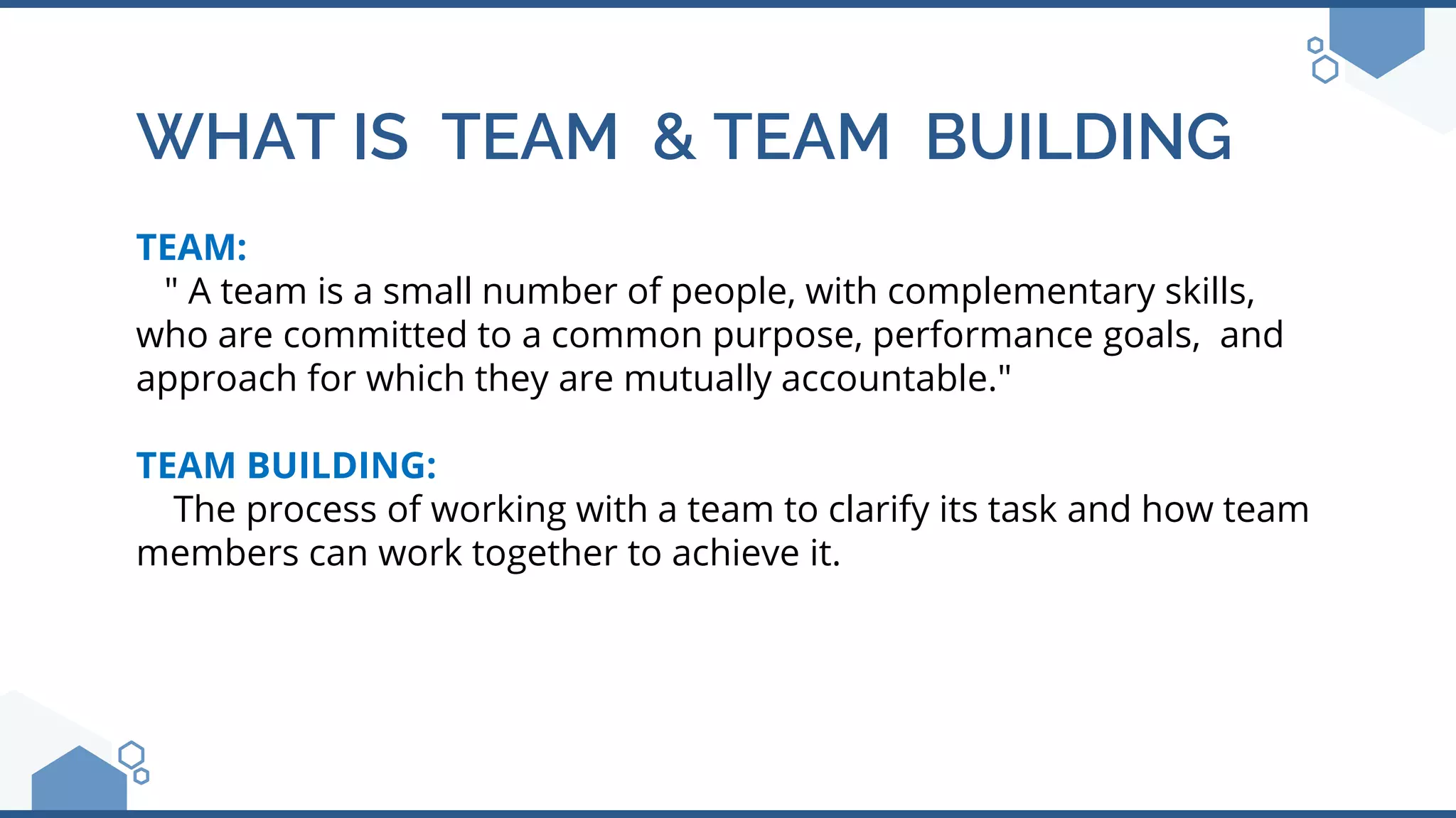 TEAM BUILIDING | PPT