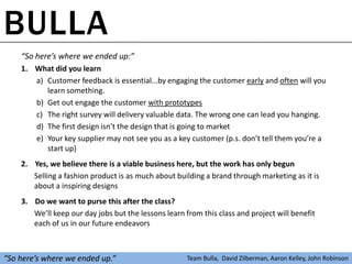 Team bulla final | PPTX