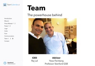 Teamcalendar.AI presskit 1.0 | PDF | Business | Business and Finance