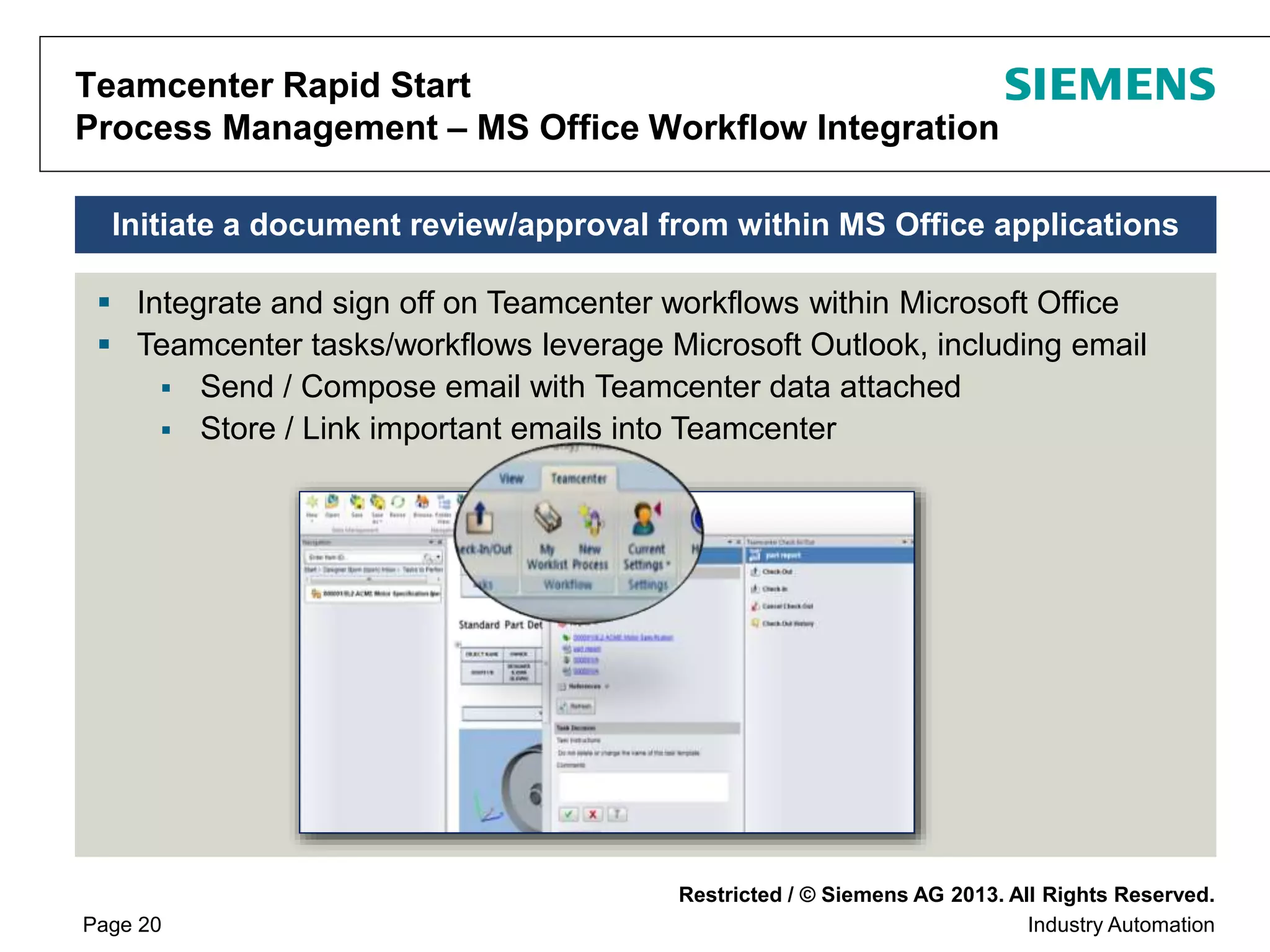 Teamcenter rapid start capabilities and licensing tech transfer | PPTX
