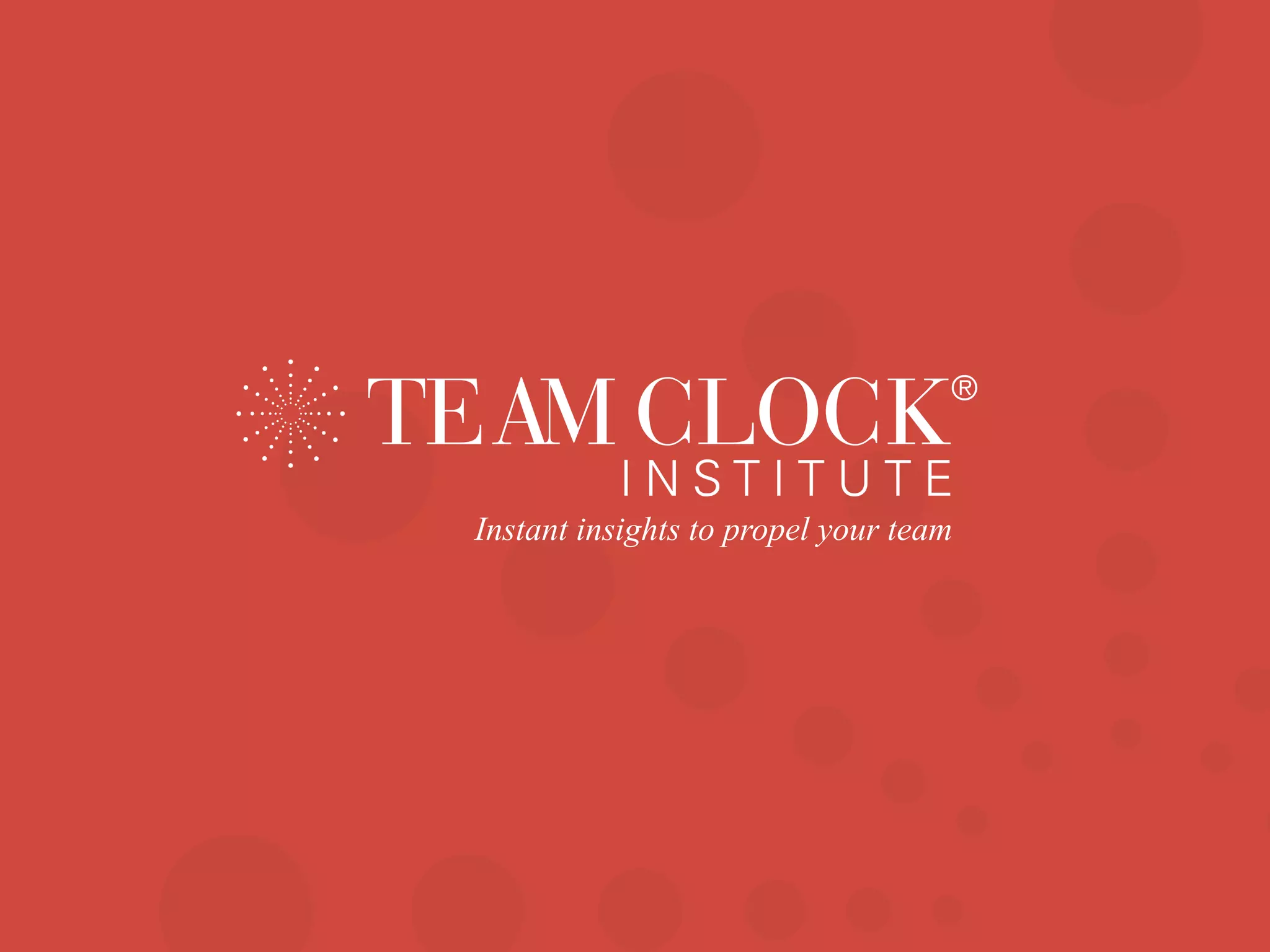 Team Clock Presentation | PDF