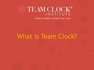 Team Clock Presentation | PDF