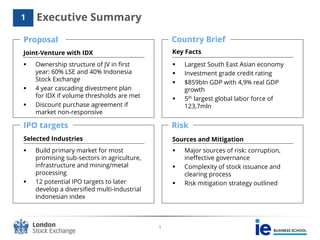Investment Analysis for the LSE to enter Indonesia | PDF | Commodities ...