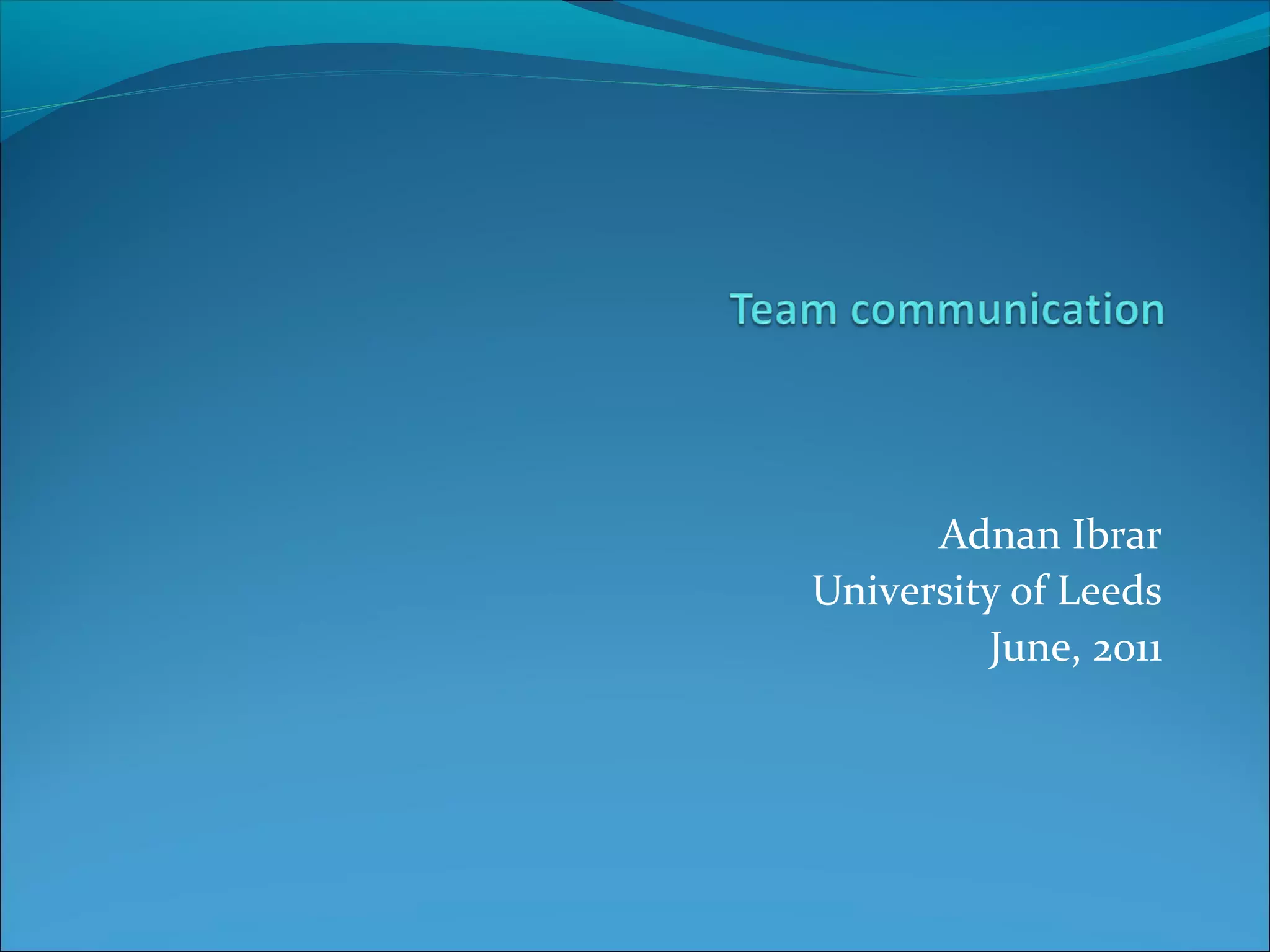 Team communication | PPT