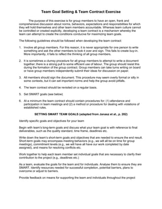 Team contract exercise fall 04 | DOC