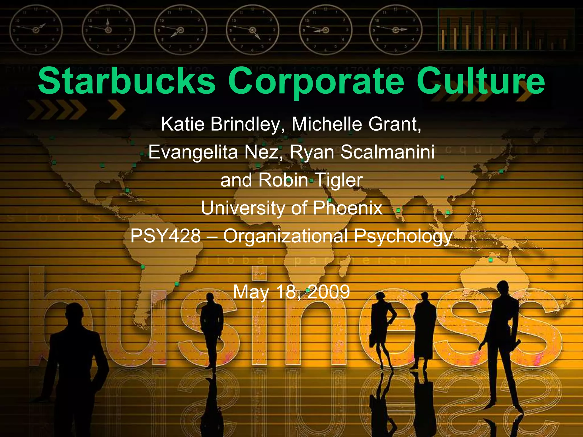 Starbucks Corporate Culture | PPT