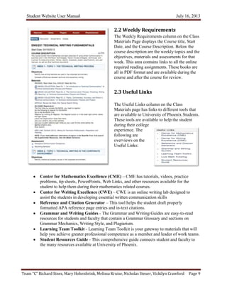 Team c usermanual | PDF