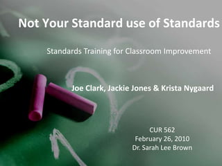 Understanding Standards | PPTX