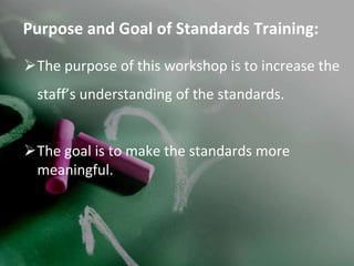 Understanding Standards | PPTX