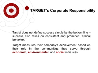 TARGET_Social & Corporate Responsibility | PPT
