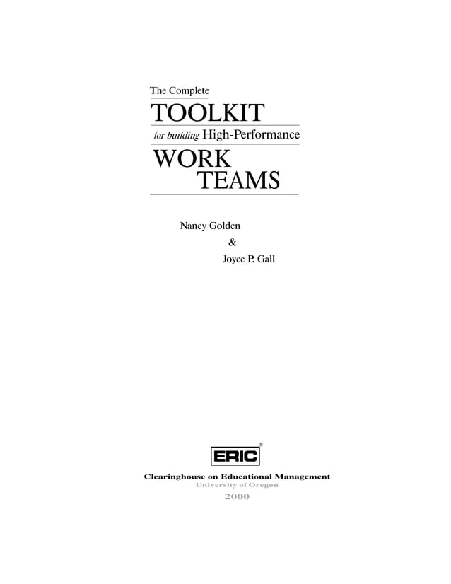 Team development and leadership, nancy golden | PDF