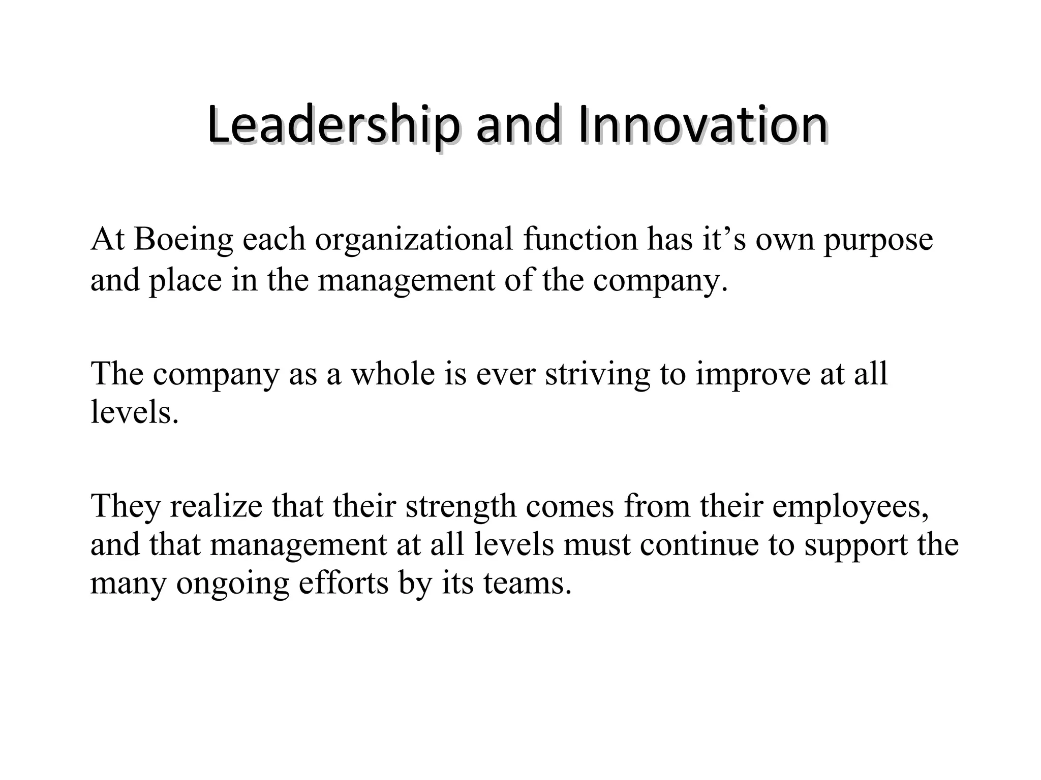 Boeing Organizational Structure | PPT