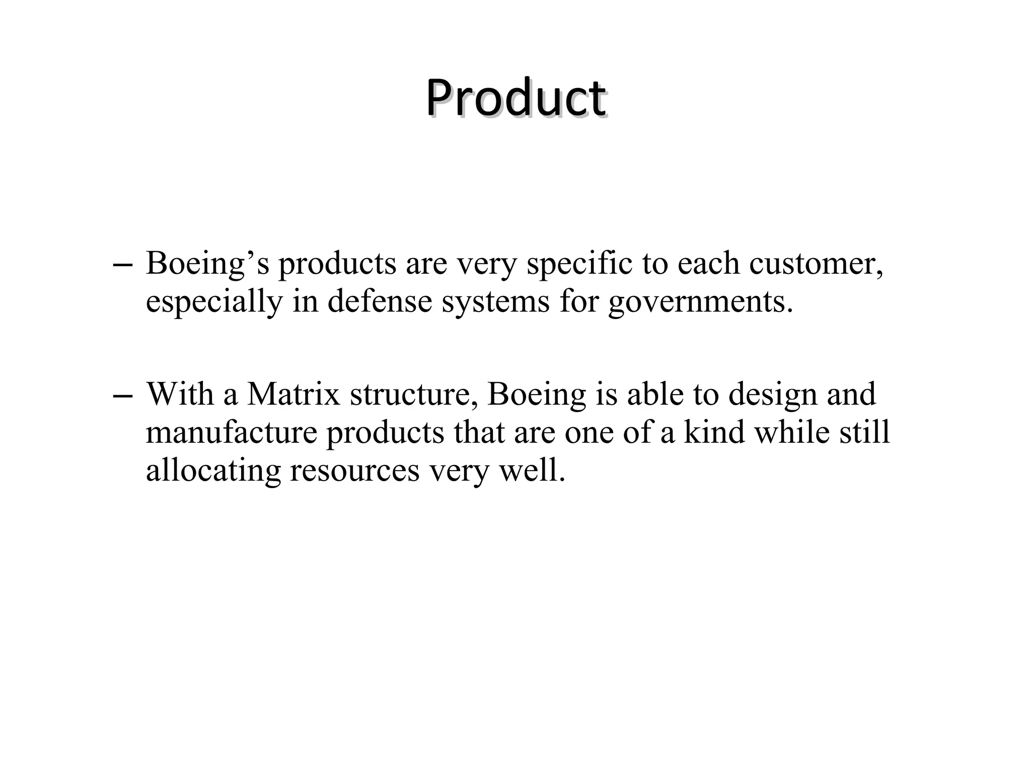 Boeing Organizational Structure | PPT