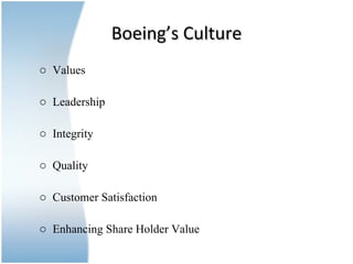 Boeing Organizational Structure | PPT