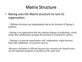 Boeing Organizational Structure | PPT