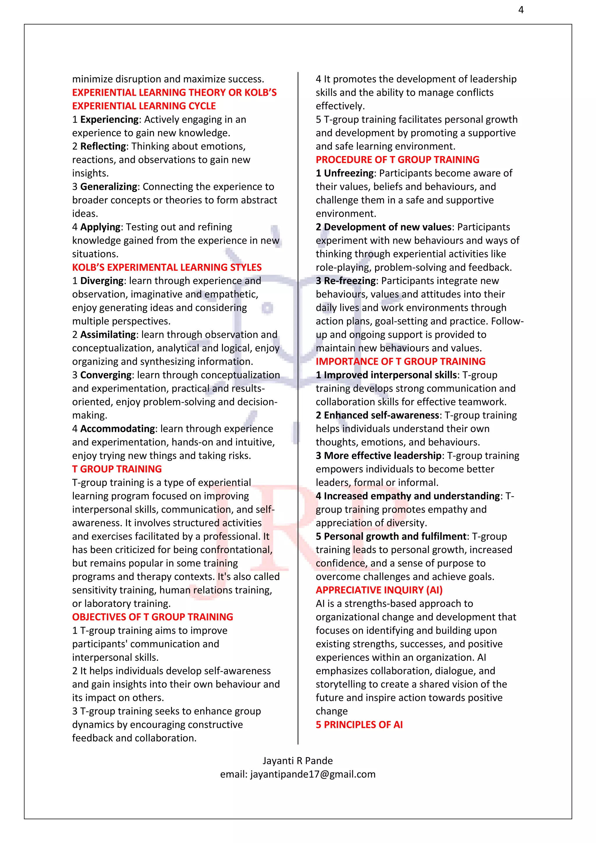 Team Dynamics Mod 5 Summary.pdf