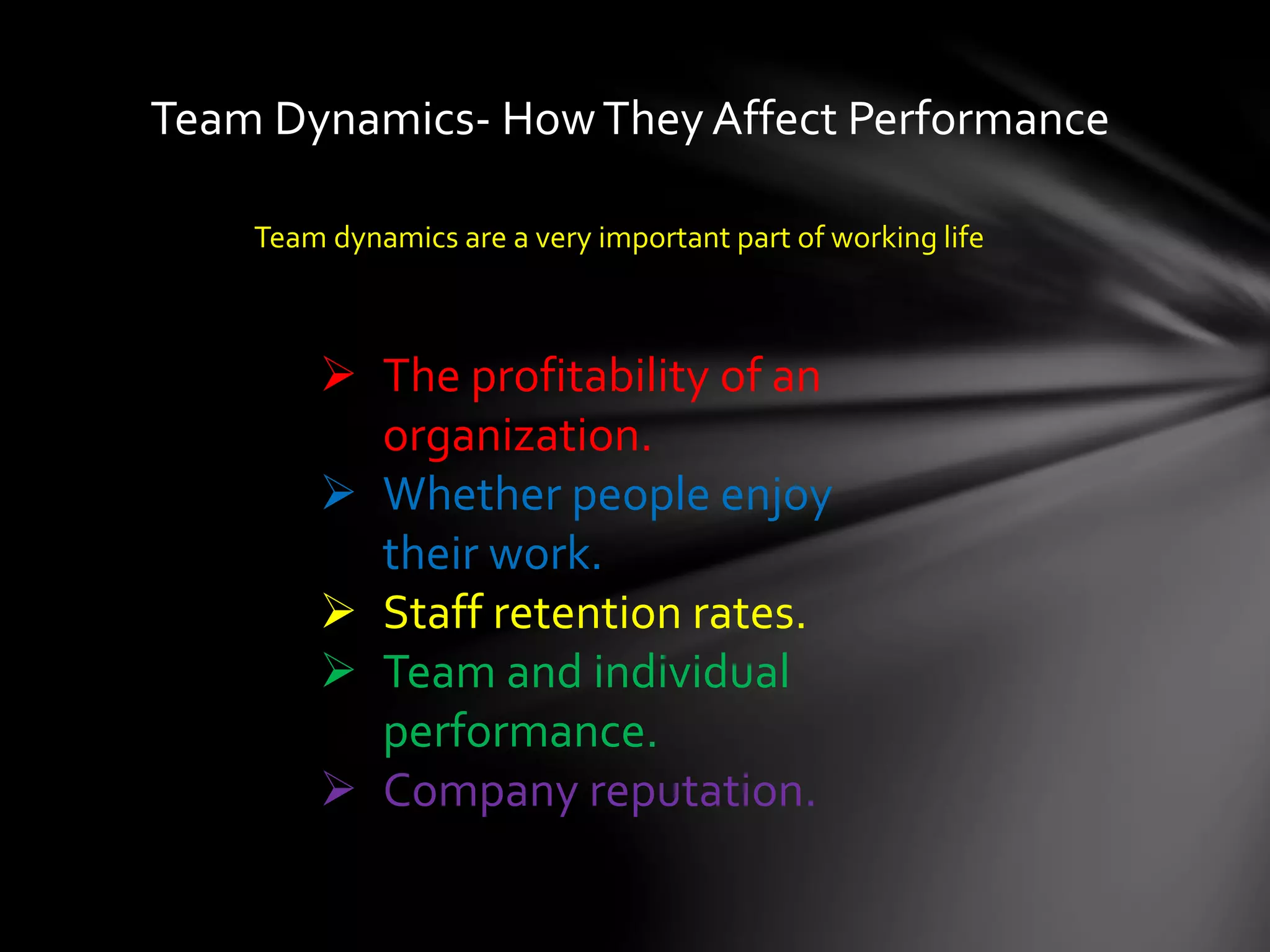 Team dynamics presentation | PPTX
