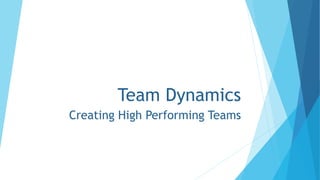 Team dynamics presentation | PPTX