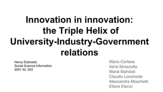TEAM E Uni/ Industry Innovation | PPT