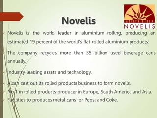 Presentation on Acquisition of Novelis by Hindalco | PPT