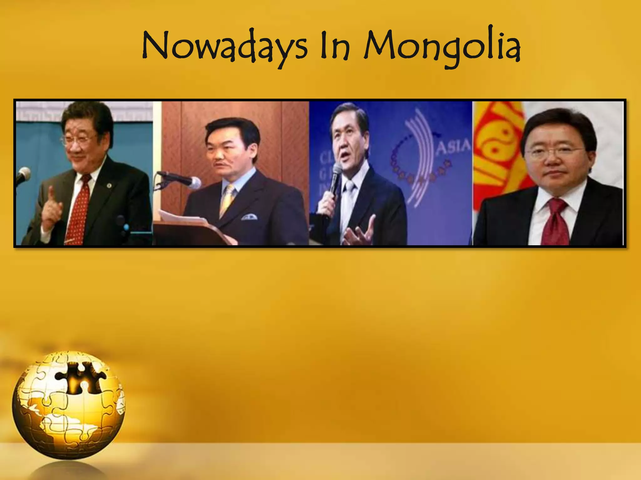 Mongolian History~After Democracy | PPTX