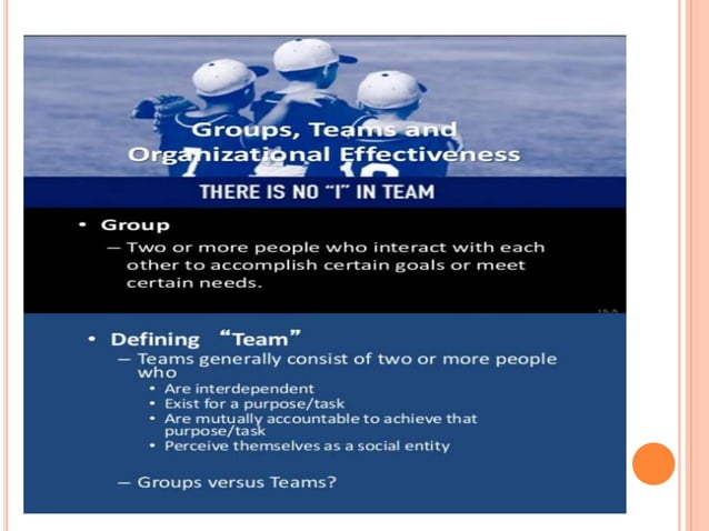Organizational Behaviour : Team Effectiveness | PPTX
