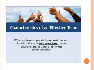 Organizational Behaviour : Team Effectiveness | PPTX