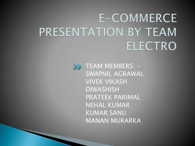 Team electro | PPT