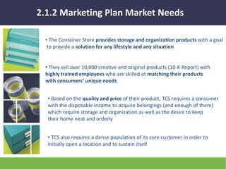 Container Store Marketing Project | PPTX