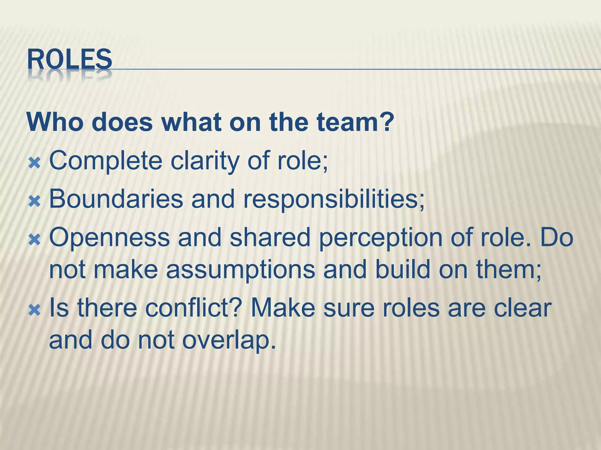 Team Factors Beckhard's Model | PPTX