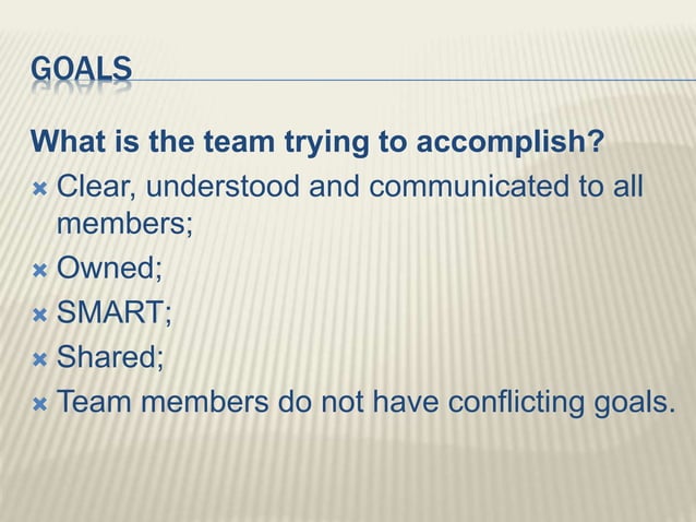 Team Factors Beckhard's Model | PPTX | Business | Business and Finance