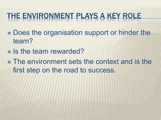 Team Factors Beckhard's Model | PPTX