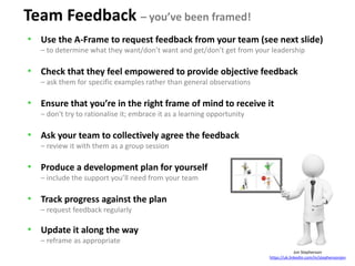 Team Feedback - you've been framed!.pptx