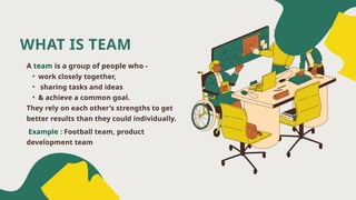 A specialized and modified presentation on Group vs team | PPT