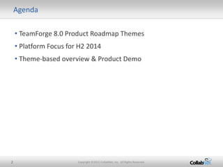 Introducing CollabNet TeamForge® 8.0 | PDF | Web Development | Internet