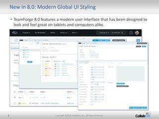 Introducing CollabNet TeamForge® 8.0 | PDF | Web Development | Internet