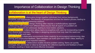 Team Formation in Design Thinking, It's Importance and Challenges | PPTX