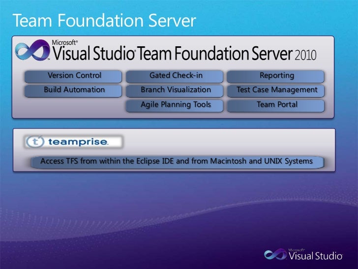 Team Foundation Server 2010 Team Foundation Server 2010