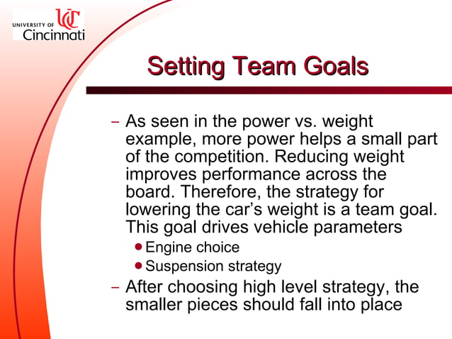 Team goals | PPT