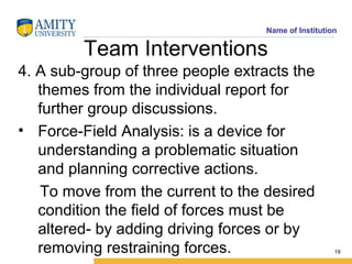 Team & group interventions | PPT