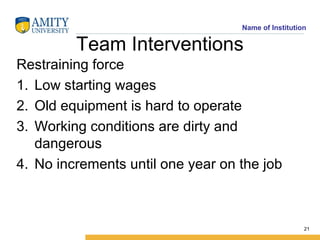 Team & group interventions | PPT