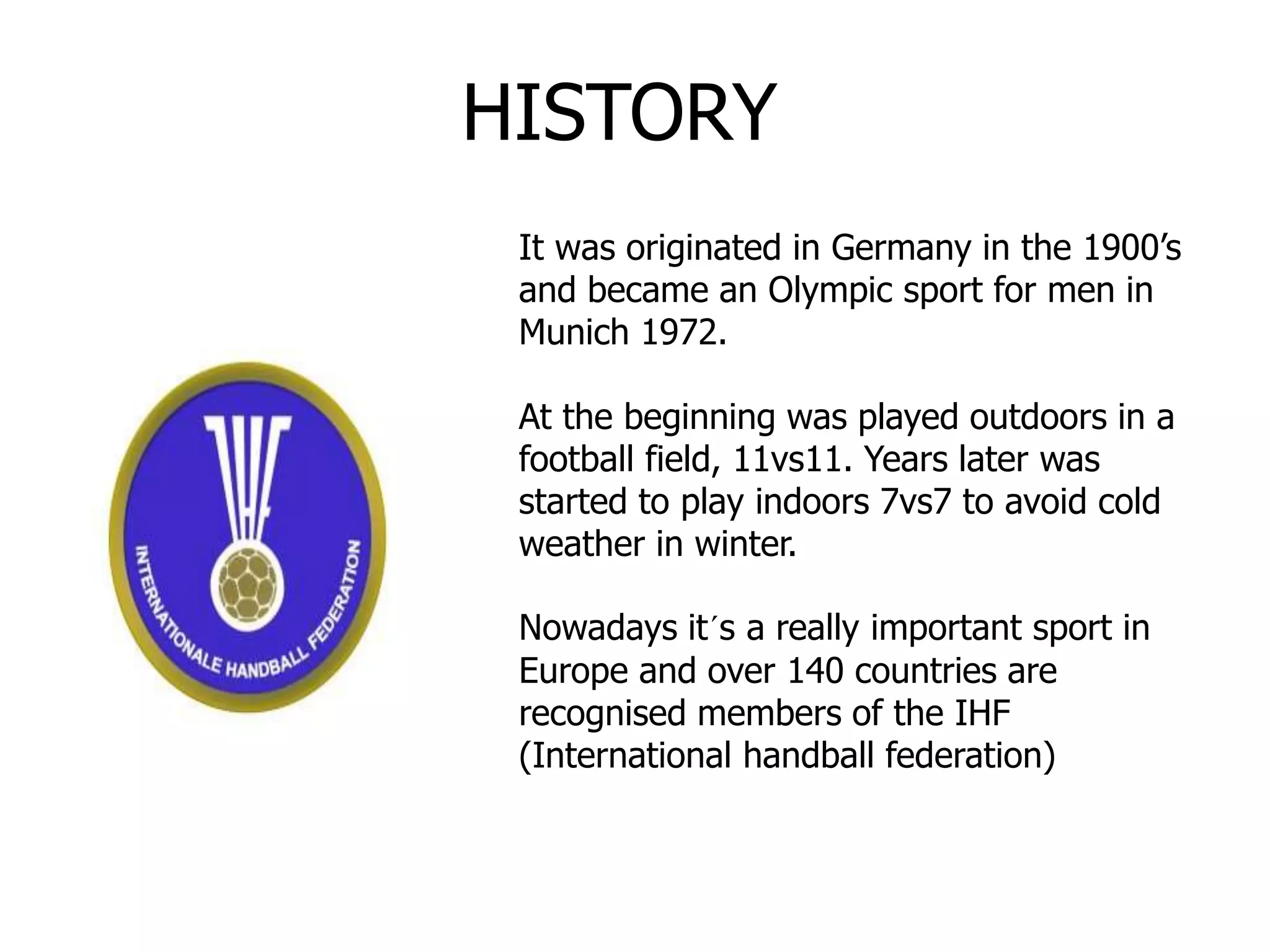 Team handball powerpoint | PPTX