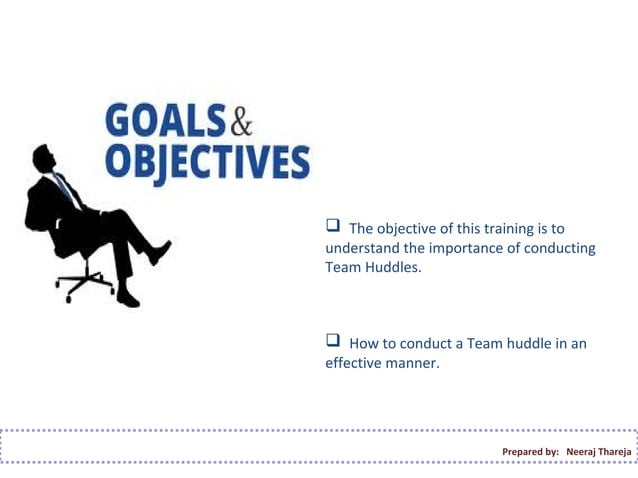 Team huddles | PPT