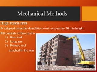 demolition techniques | PPTX