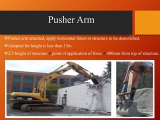 demolition techniques | PPTX