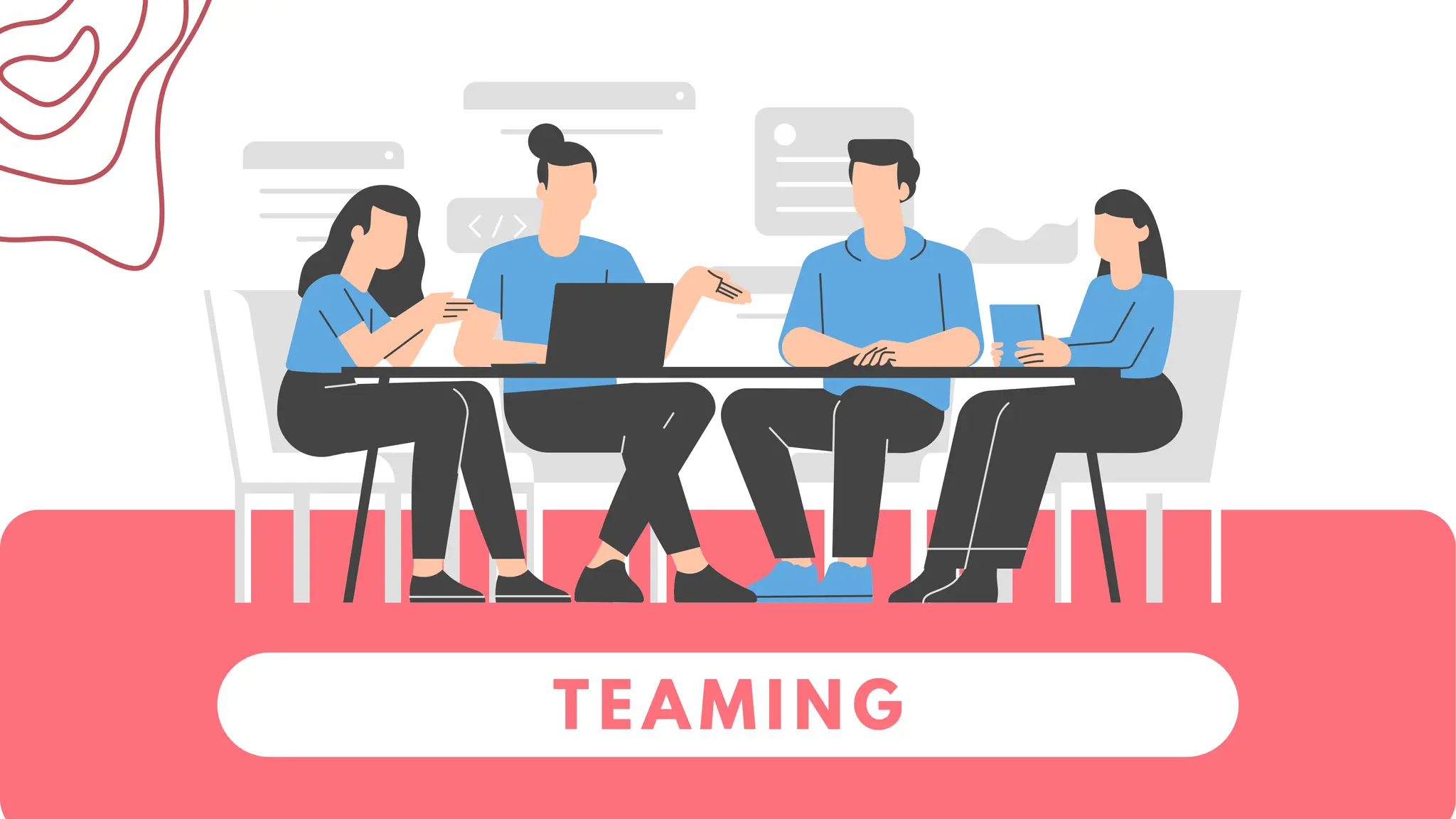 Teamwork on the fly presentation. Teaming | PPT